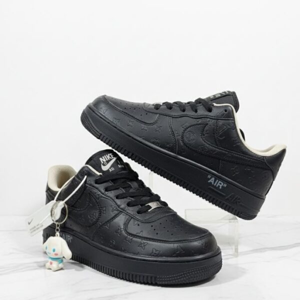 Black Monogram Pattern Sneakers Nike X LV – suiteblanc